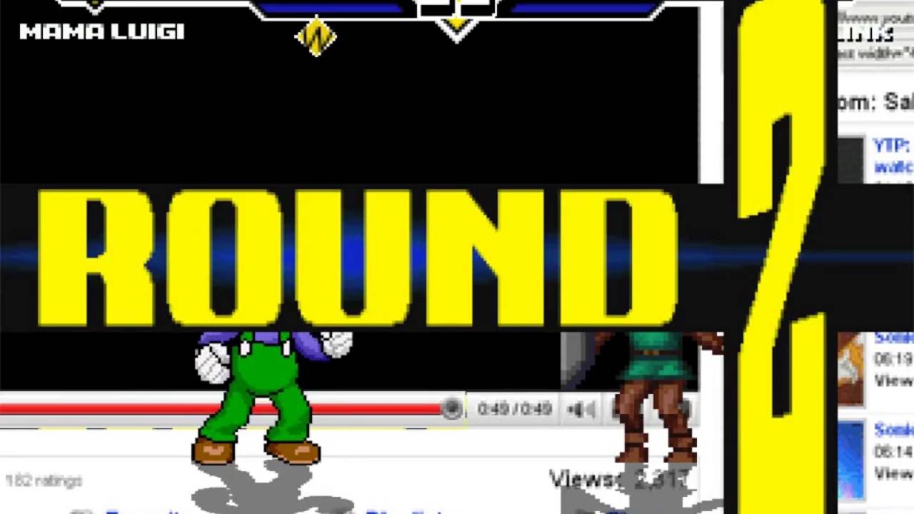 SK MUGEN - 4 vs 4 YTP Characters Battle - YouTube