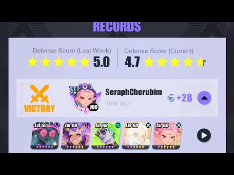 R6 Tiye and Triki with R2 Anna vs Wu You 5 Defenders | #dislyte # ...