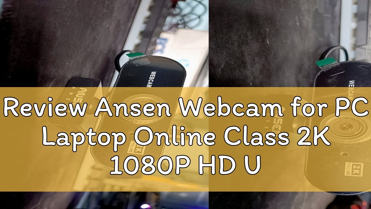 Review Ansen Webcam for PC Laptop Online Class 2K 1080P HD USB Web ...