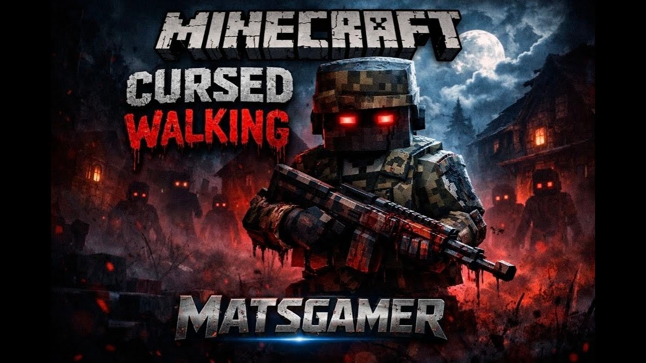 MINECRAFT CURSED WALKING!!!!! #9 CONSTRUINDO BASE!!!! - YouTube