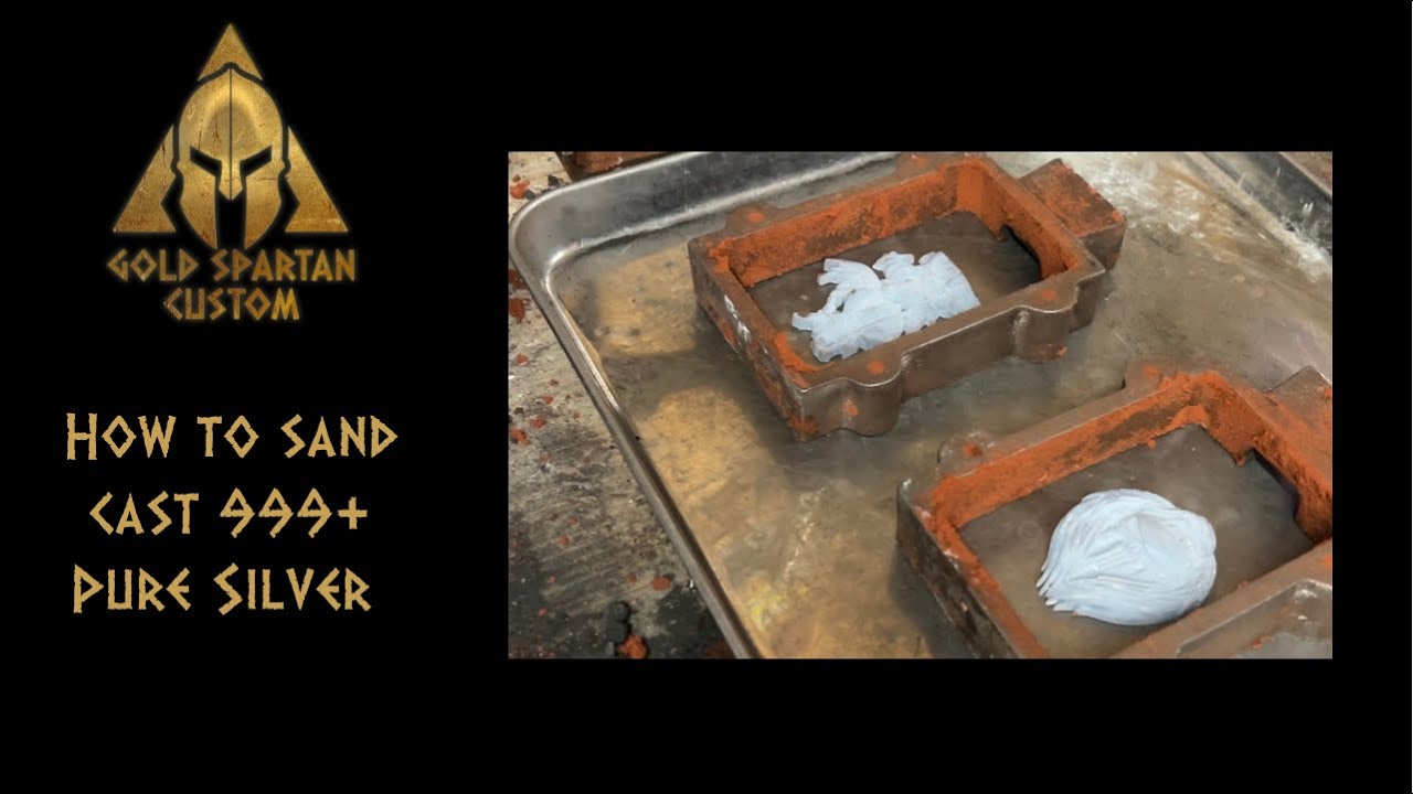 How to Sand Cast 999+ Pure Silver - From Start to Finish - YouTube