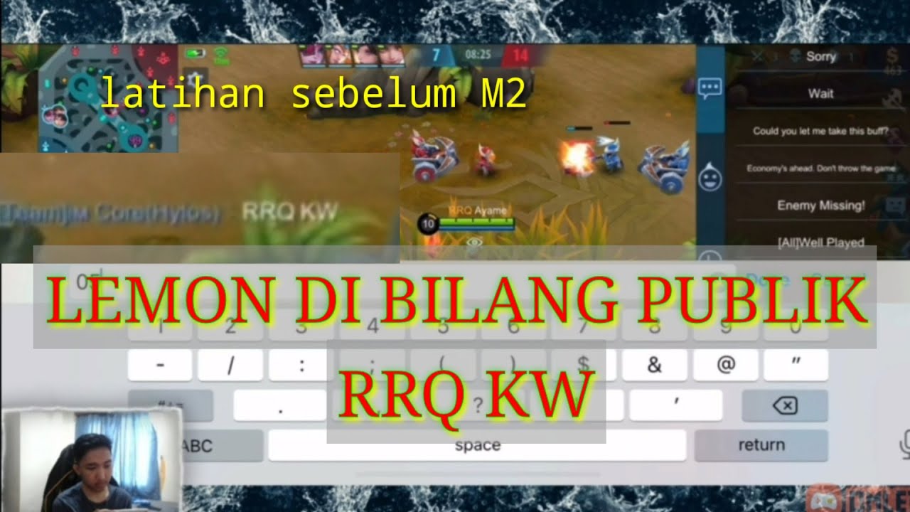 Ketika lemon di bilang RRQ kw sama publik || tanggapn RRQ lemon ...