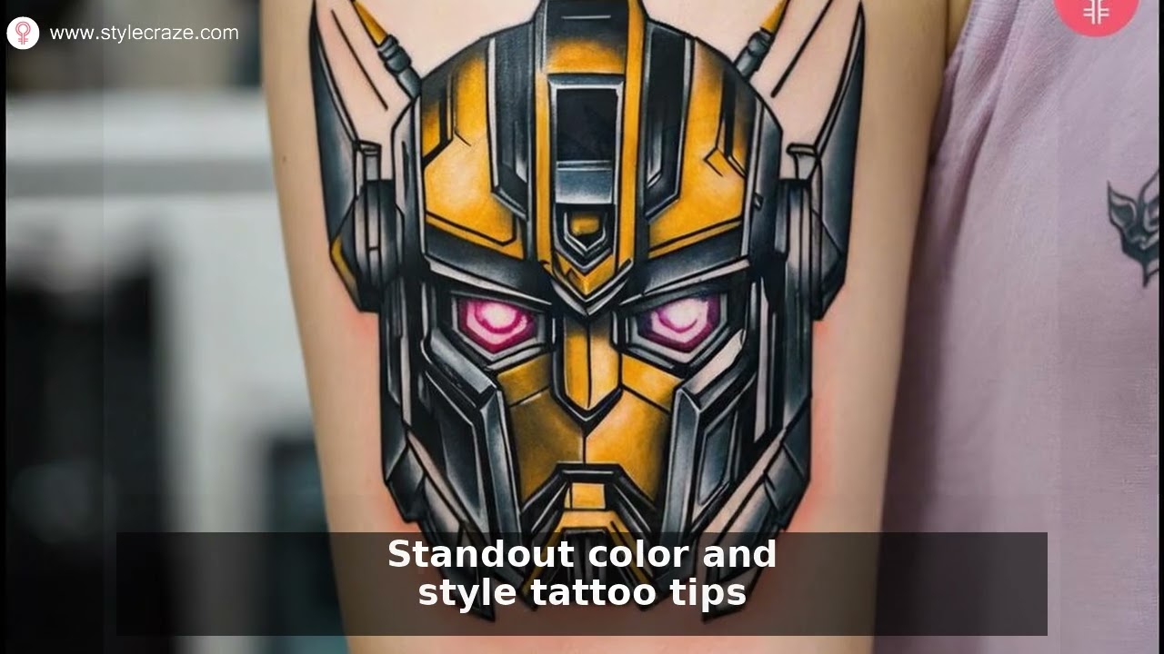 Transformers Tattoo Bumblebee