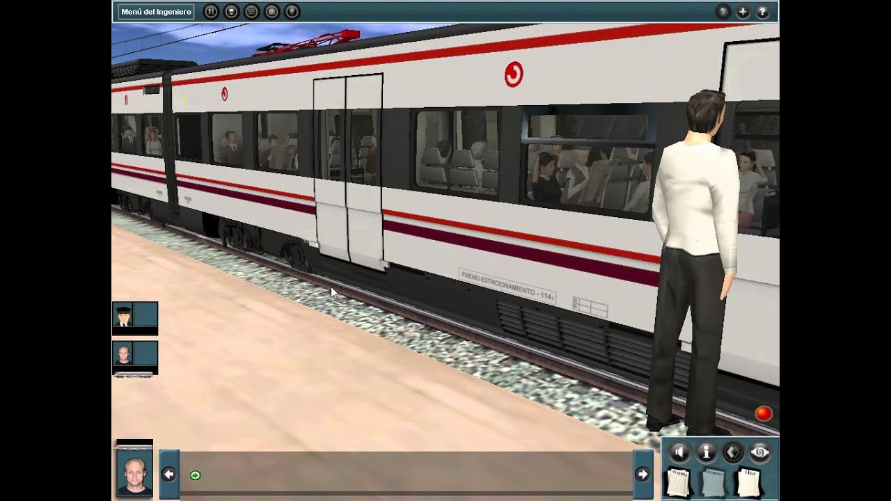 Renfe 447 en Trainz simulator 2009 - YouTube