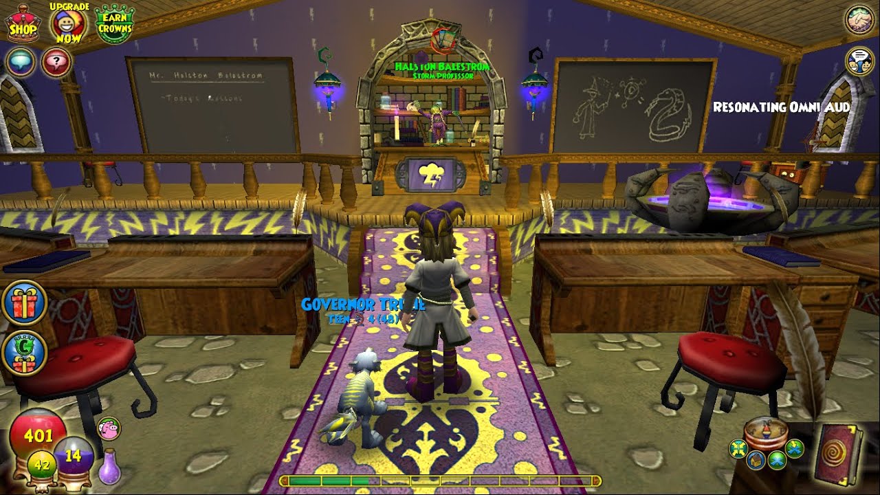 Wizard101 Journey: Meeting Professors, Learning Pixie And Lightning ...
