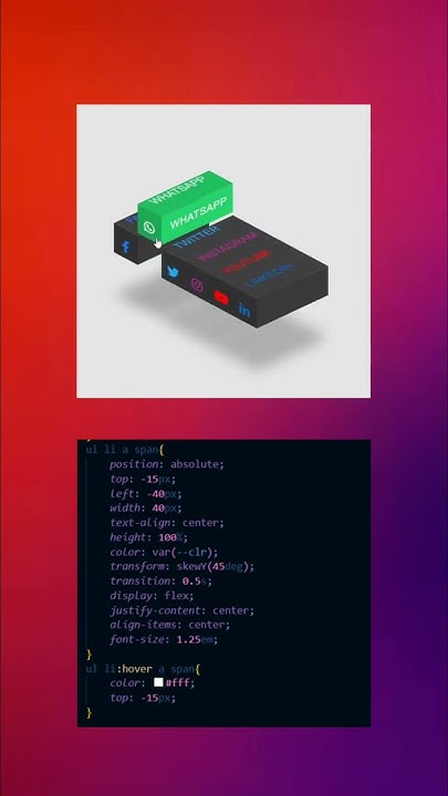 Most Amazing Social Media Button Animation Effect Using Html And Css With Javascript Ytshorts