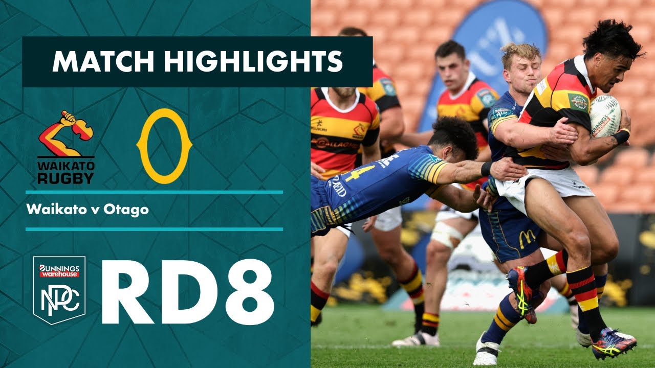 RD 8 HIGHLIGHTS: Waikato v Otago (Bunnings NPC 2023) - YouTube