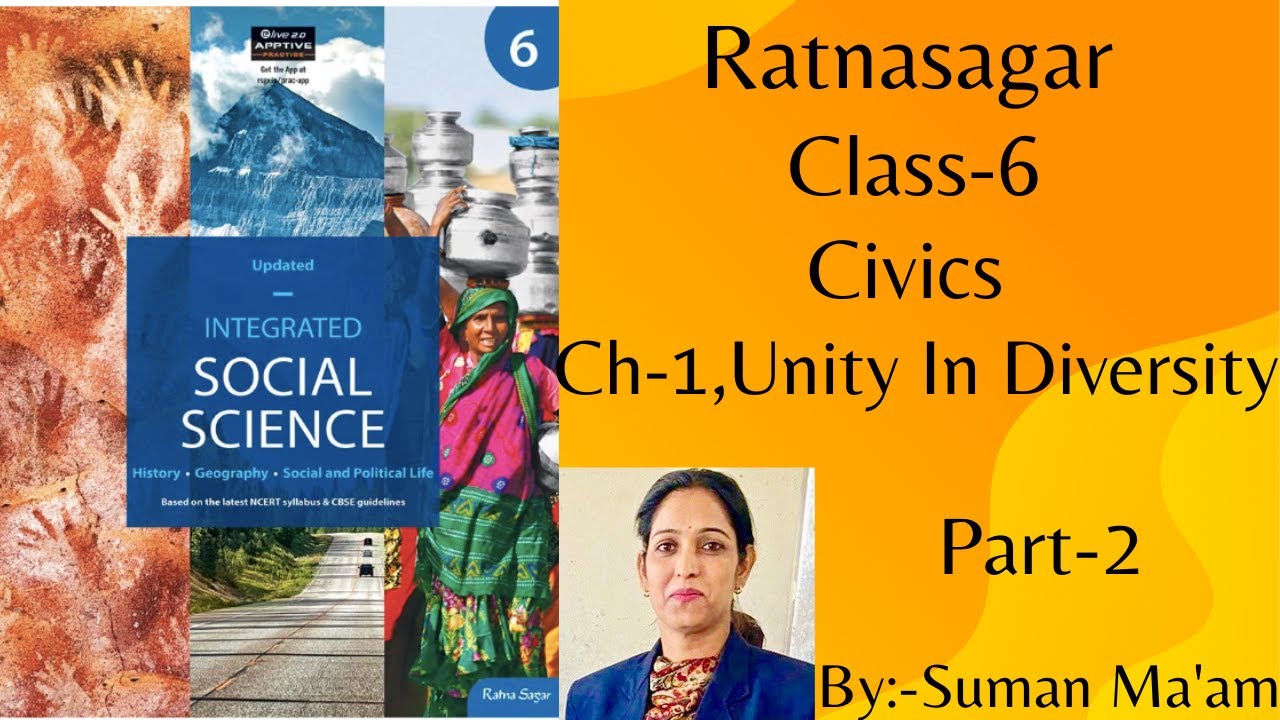 Unity In Diversity | Class-6 | Civics | Ch-1 | Part-2 | Ratnasaga ...