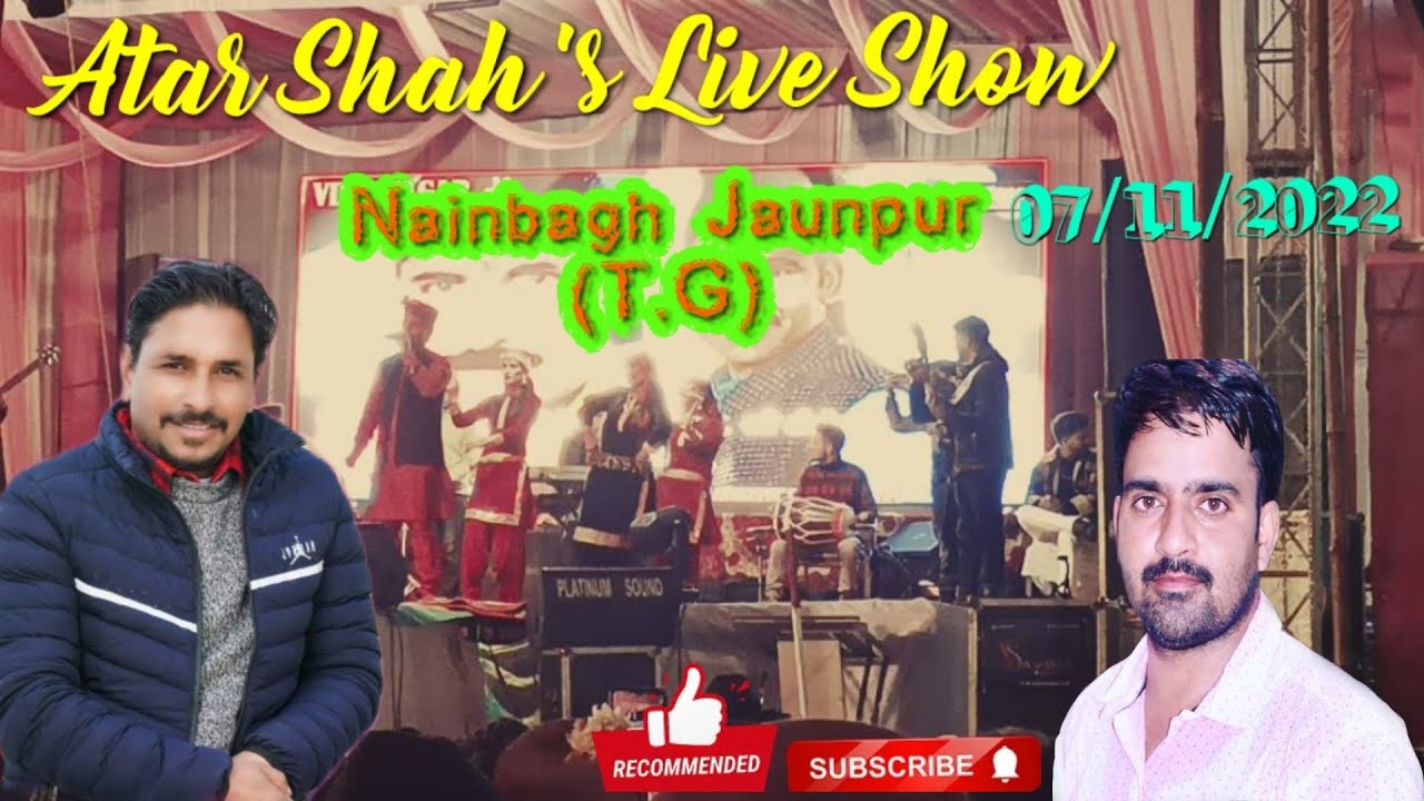 Jaunsarie Famous Singer #Atar Shah's Star Night Live Concerte in ...