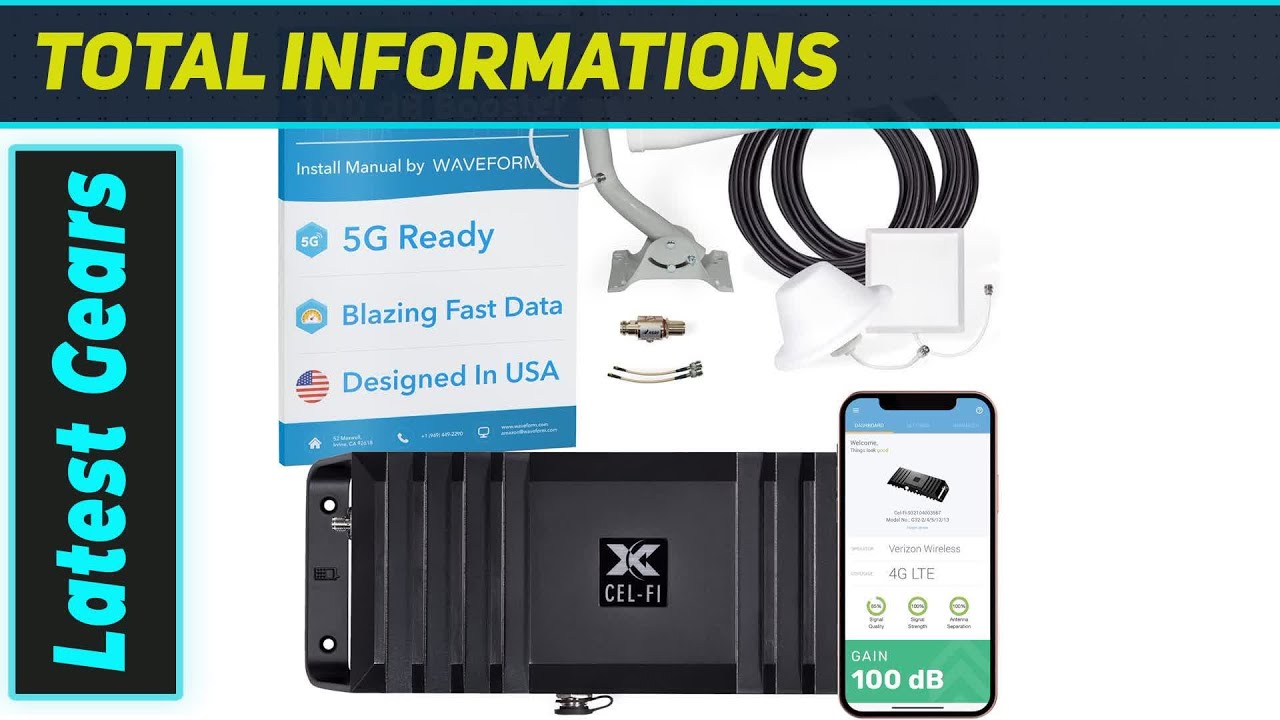 Cel-Fi Go X: Best Signal Booster for Large Homes and Weak Signals - YouTube