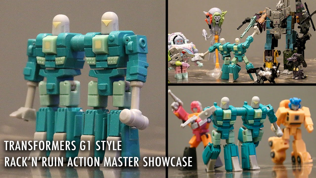 Transformers 3D Printed Rack'n'Ruin Action Master Video Showcase - YouTube