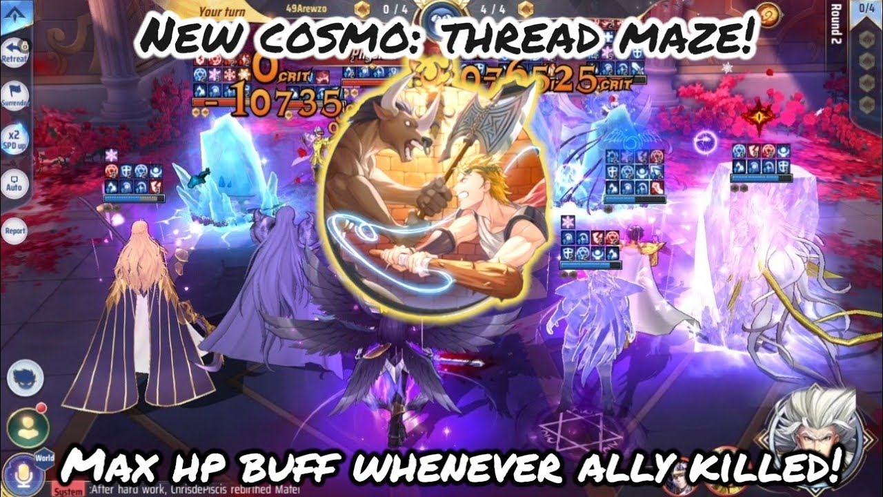 Saint Seiya: Awakening (KOTZ) - New Cosmo: Thread Maze! Increase Max HP ...