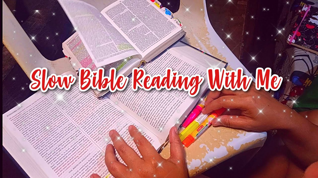 Stop, Listen, and be Calm for 2023 - Slow Bible Study With Me ...