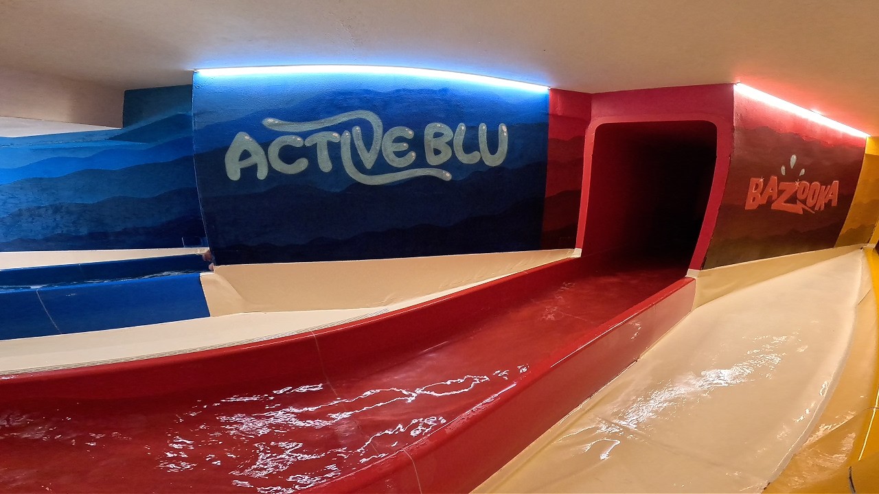 Bazooka Water Slide | Aquagranda Livigno Italy | POV 4K - YouTube