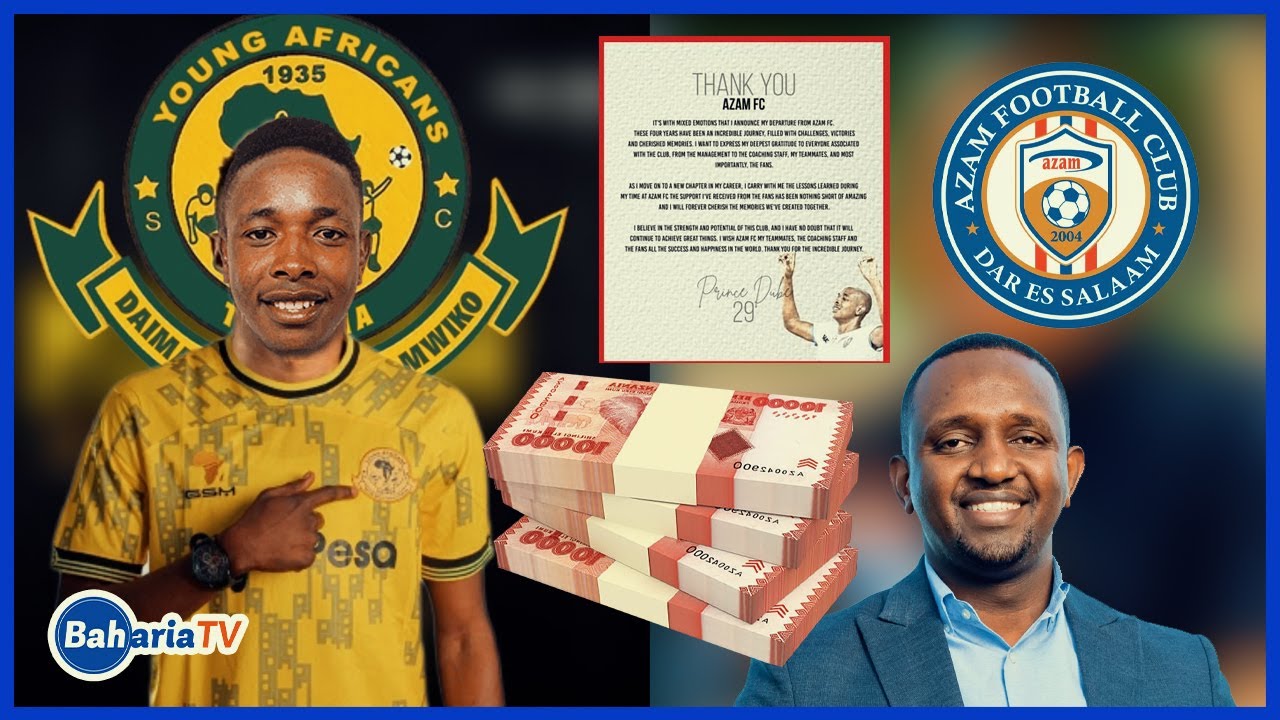 UKWELI KUHUSU PRINCE DUBE NA AZAM FC HUU HAPA /YANGA WAHUSIKA /DUBE ...