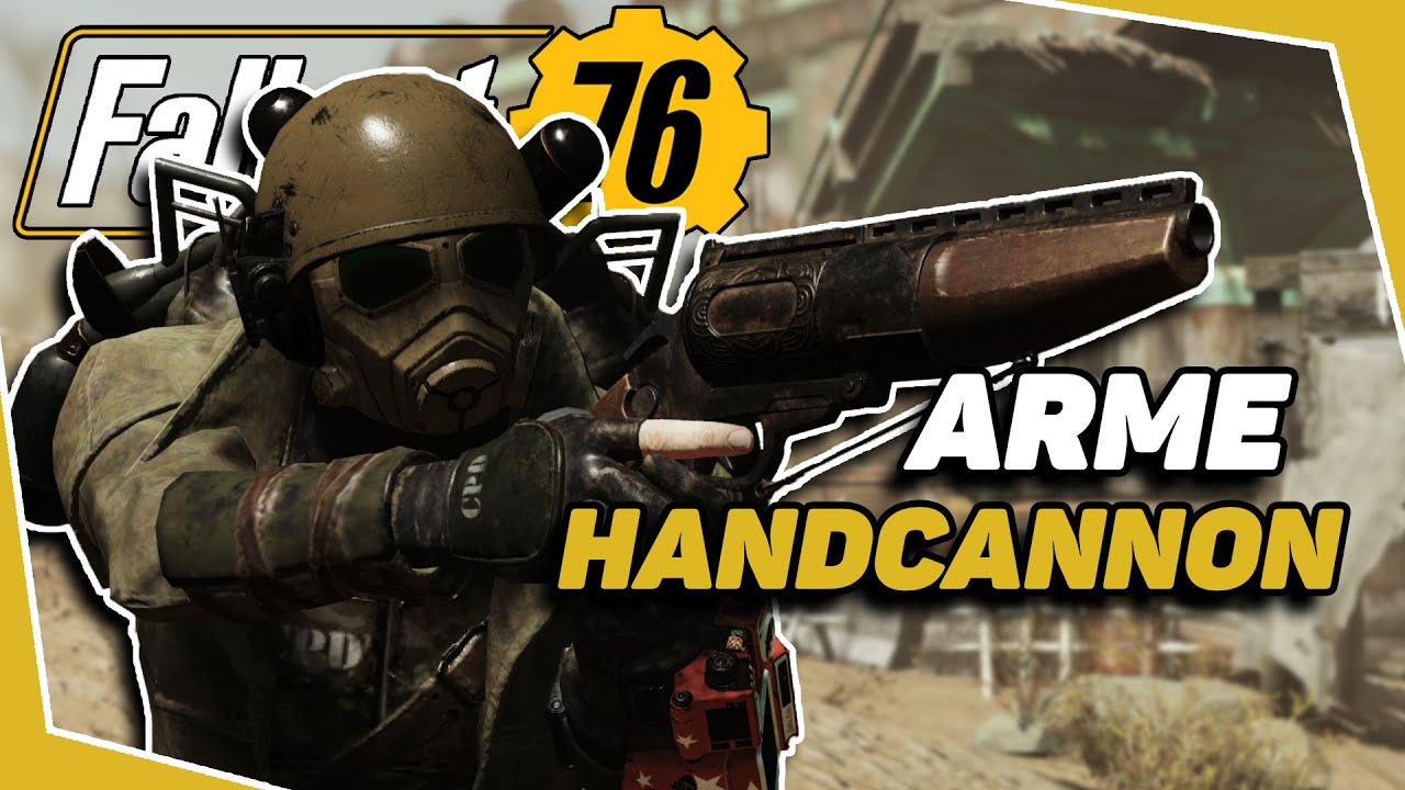 Fallout 76 PTS - HANDCANNON : Le REVOLVER de la GOULE de la SAISON 23 ...