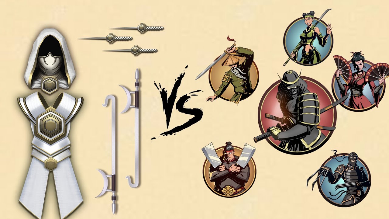 shadow (Assassin's armour)vs all the boss in shadow fight 2 full fight ...
