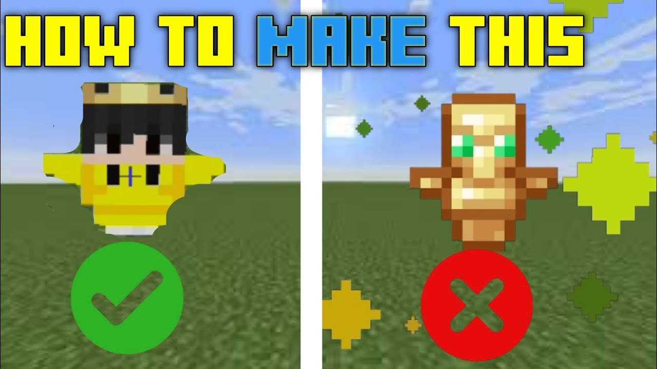 How to make Minecraft totem skin | How to make customer totem in ...