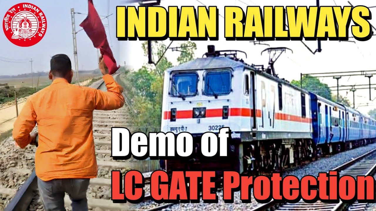 DEMO of LC Gate Protection INDIAN RAILWAYS|Abnormal Conditions LC Gate ...