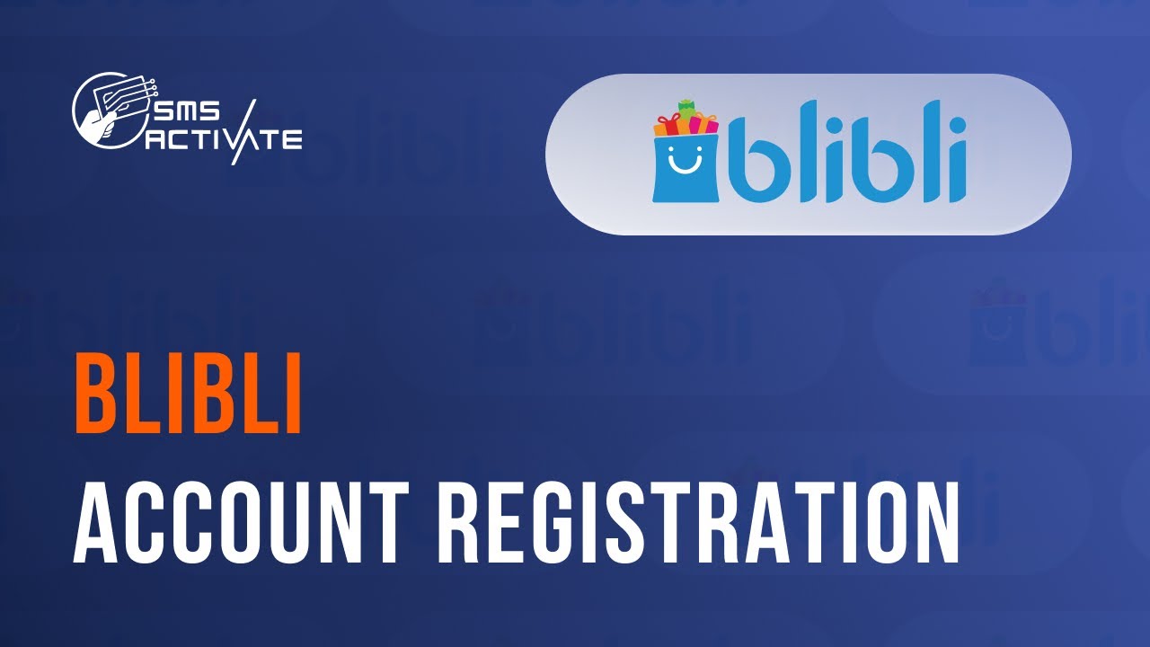 Registration in BliBli WITHOUT A PHONE NUMBER! Virtual number for BliBli - YouTube
