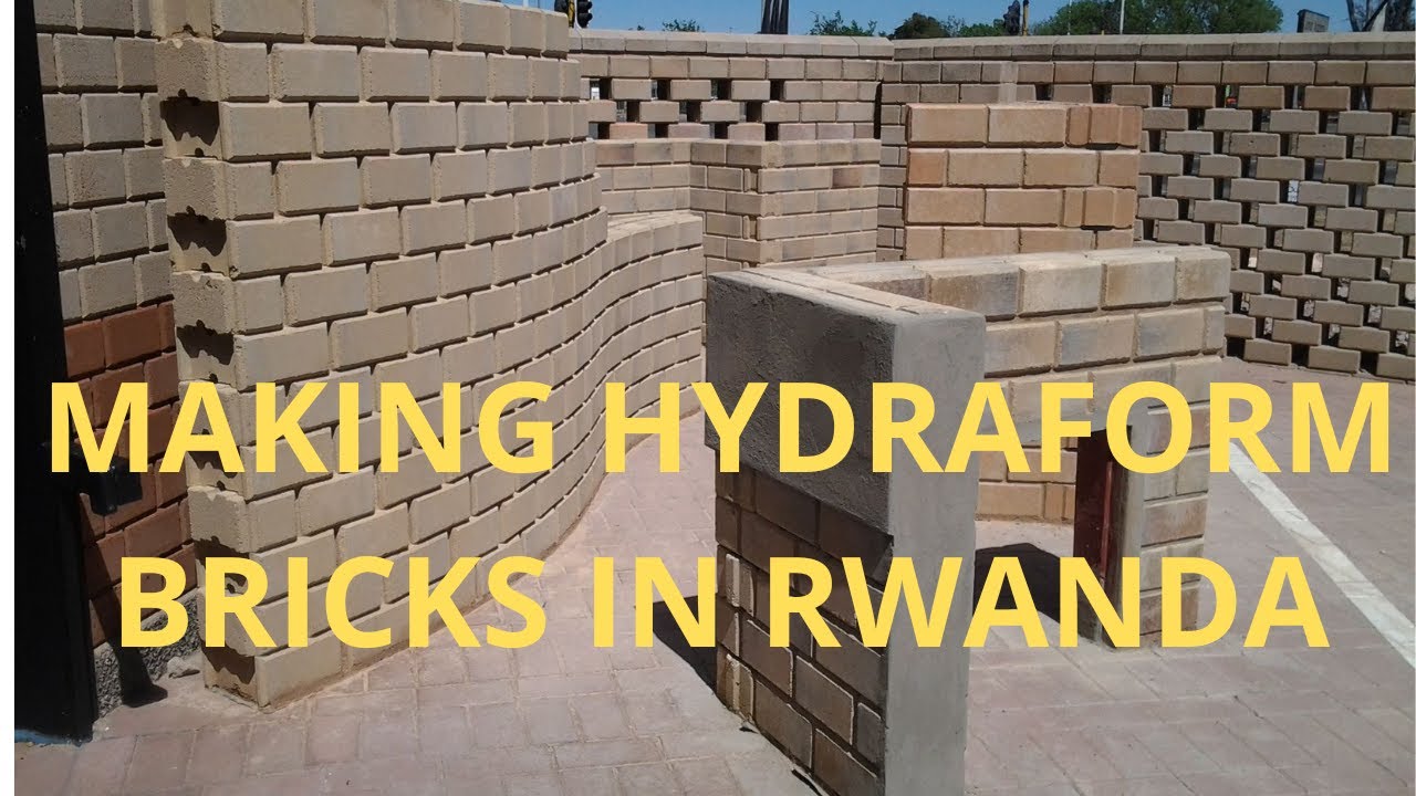 Hydraform Bricks in Rwanda-The Local way. - YouTube