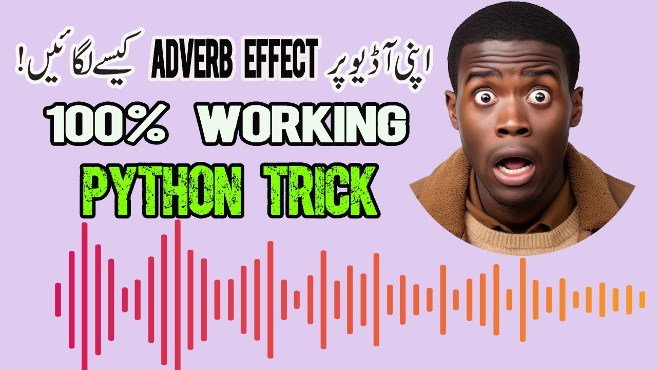 Add Reverb Effect on Audio by Python | Reverb Algorithm Python #pythonautomation #pythoninhindi ...