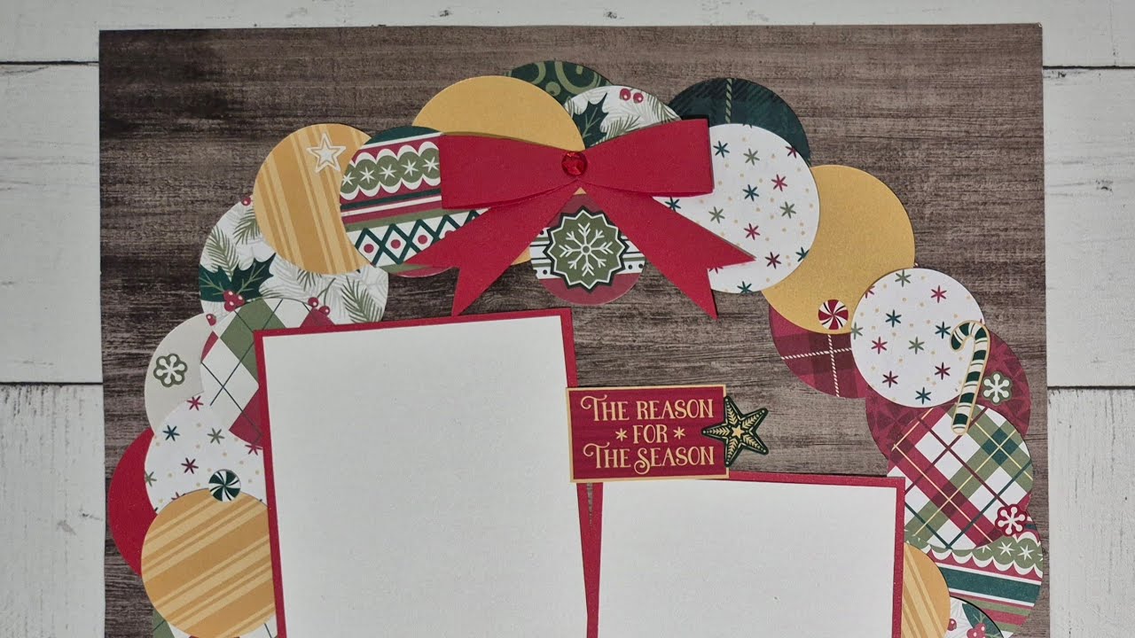 Creating a paper bow for scrapbooking - YouTube
