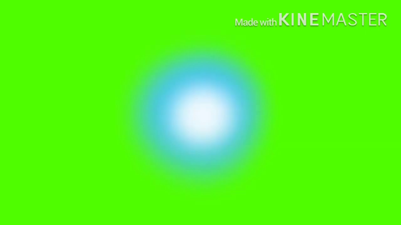 Blue Laser Ball Green Screen - YouTube