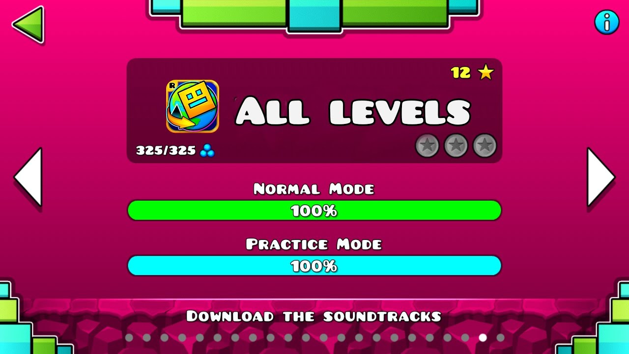 GEOMETRY DASH WORLD ALL LEVELS! | INFINITEX10 - YouTube