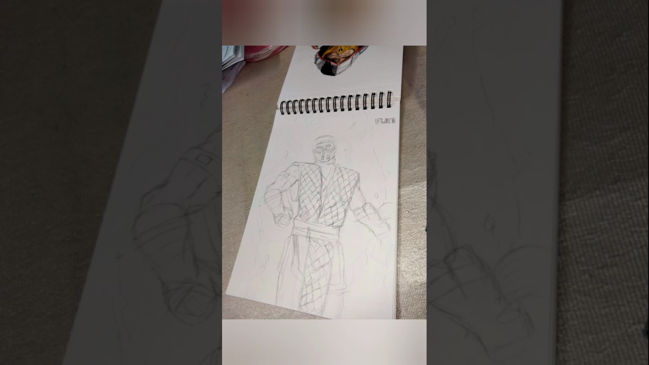 Floyd secret character drawing from mortal Kombat #drawing # sarthak ...