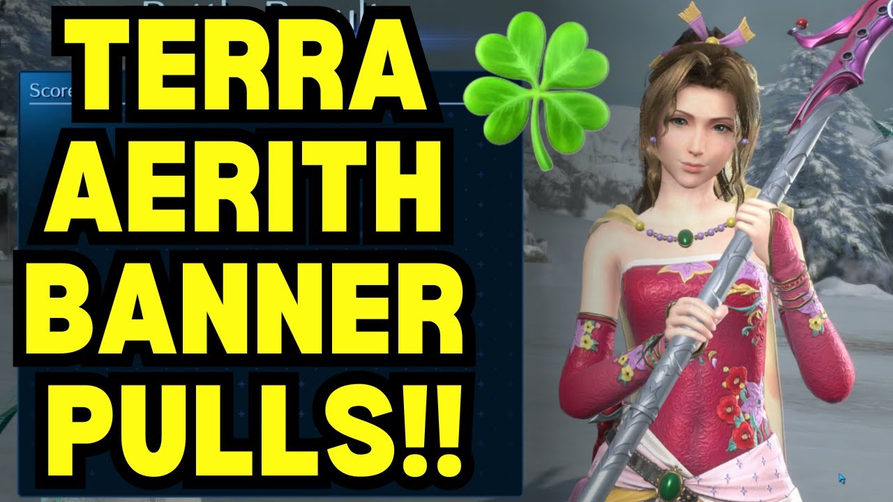 TERRA AERITH FF6 BANNER PULLS! - FF7 EVER CRISIS - YouTube
