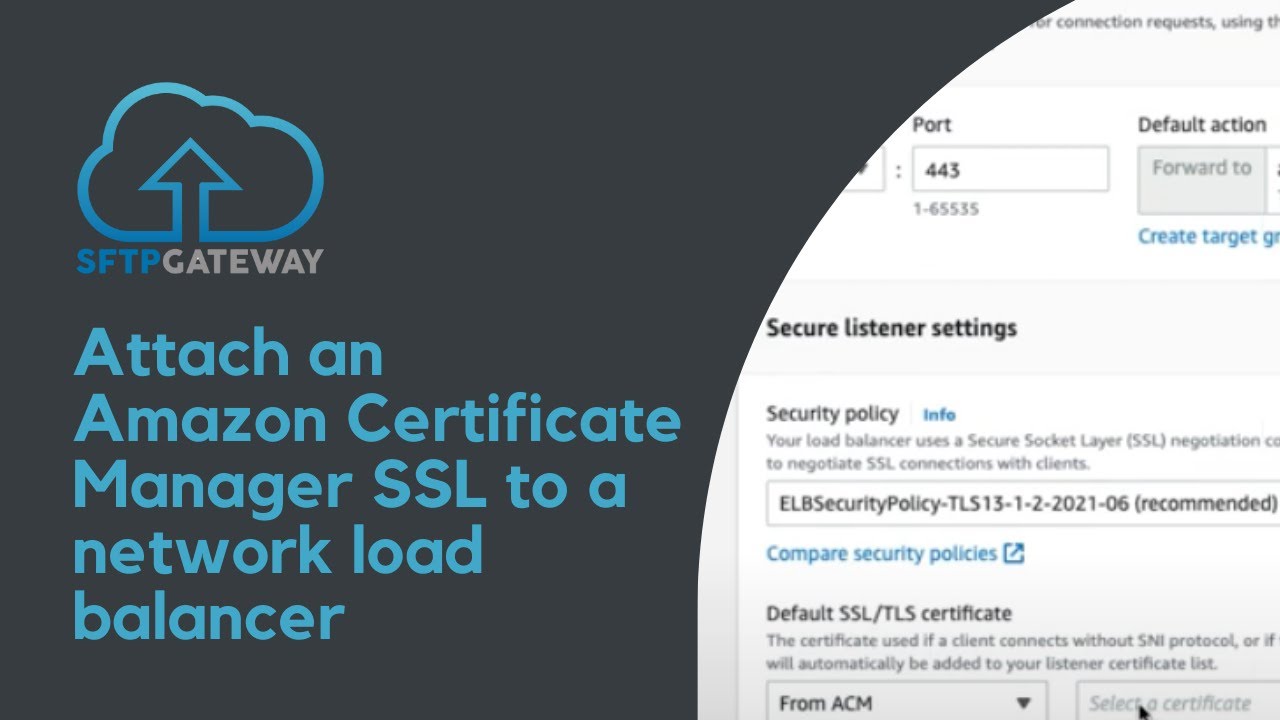 How to attach an Amazon Certificate Manager SSL to a network load ...