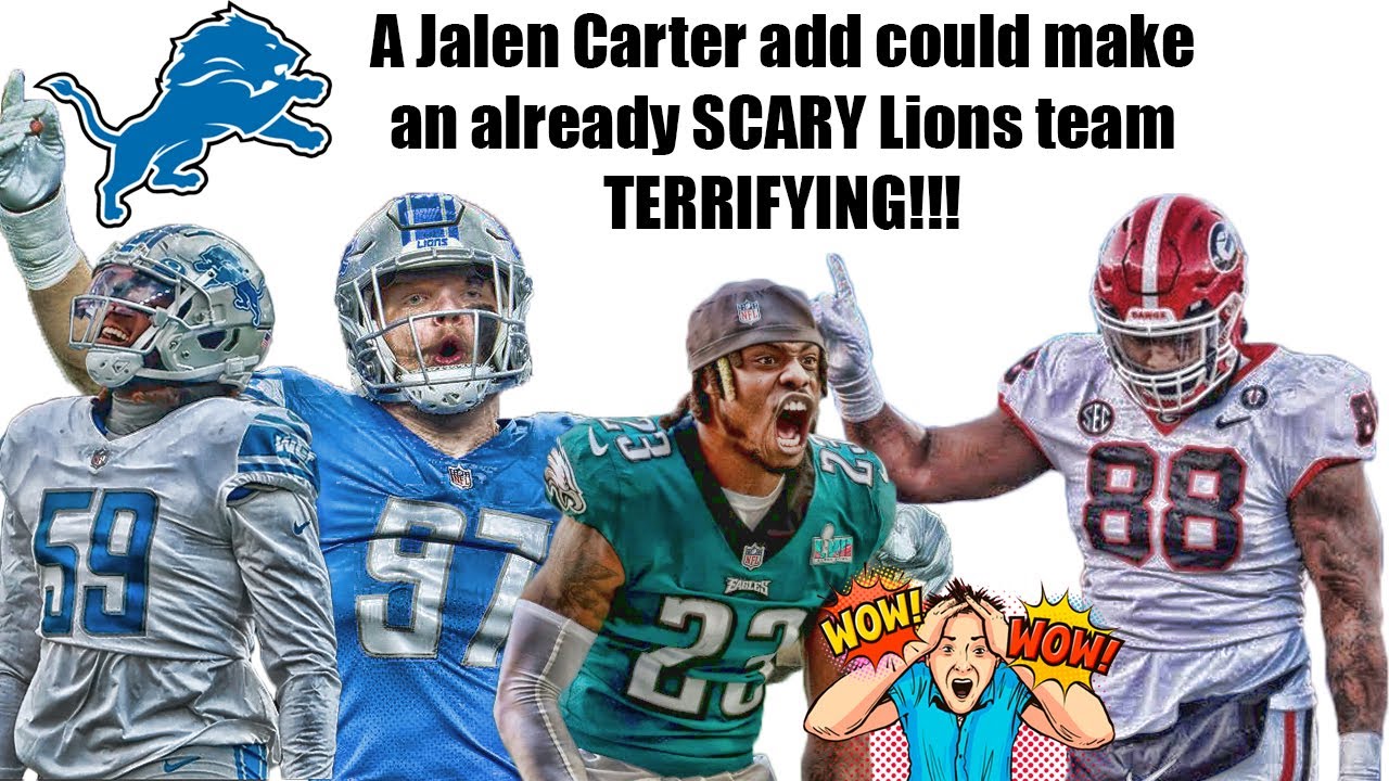 Detroit Lions next NFC Juggernaut? | Jalen Carter add would be ...