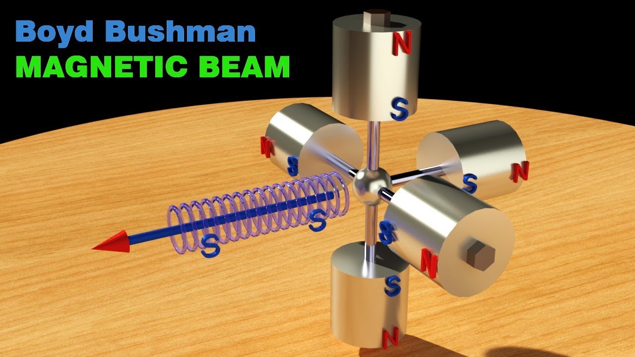 FREE ENERGY, Boyd Bushman Magnetic Beam, SOLUTION for Magnetic Motor!!!! - YouTube