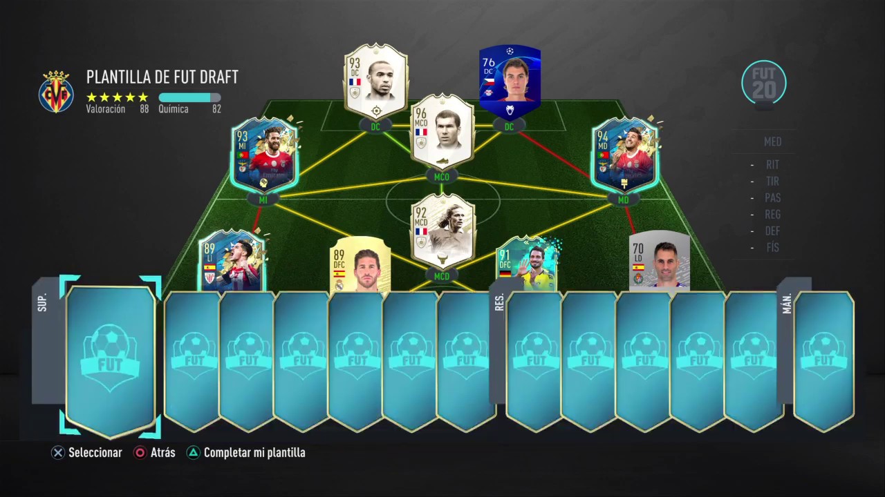 FUT DRAFT FIFA 20 - YouTube
