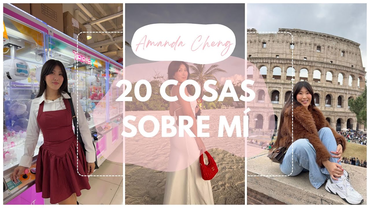 20 COSAS SOBRE MÍ | Me presento, soy Amanda Cheng 🩷 - YouTube