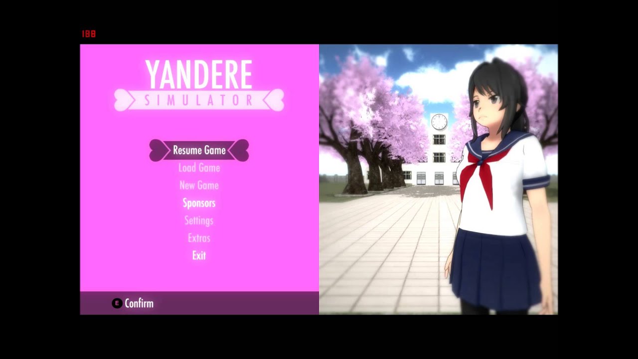 Yandere Simulator - Menu theme [June the 19th Update] - YouTube