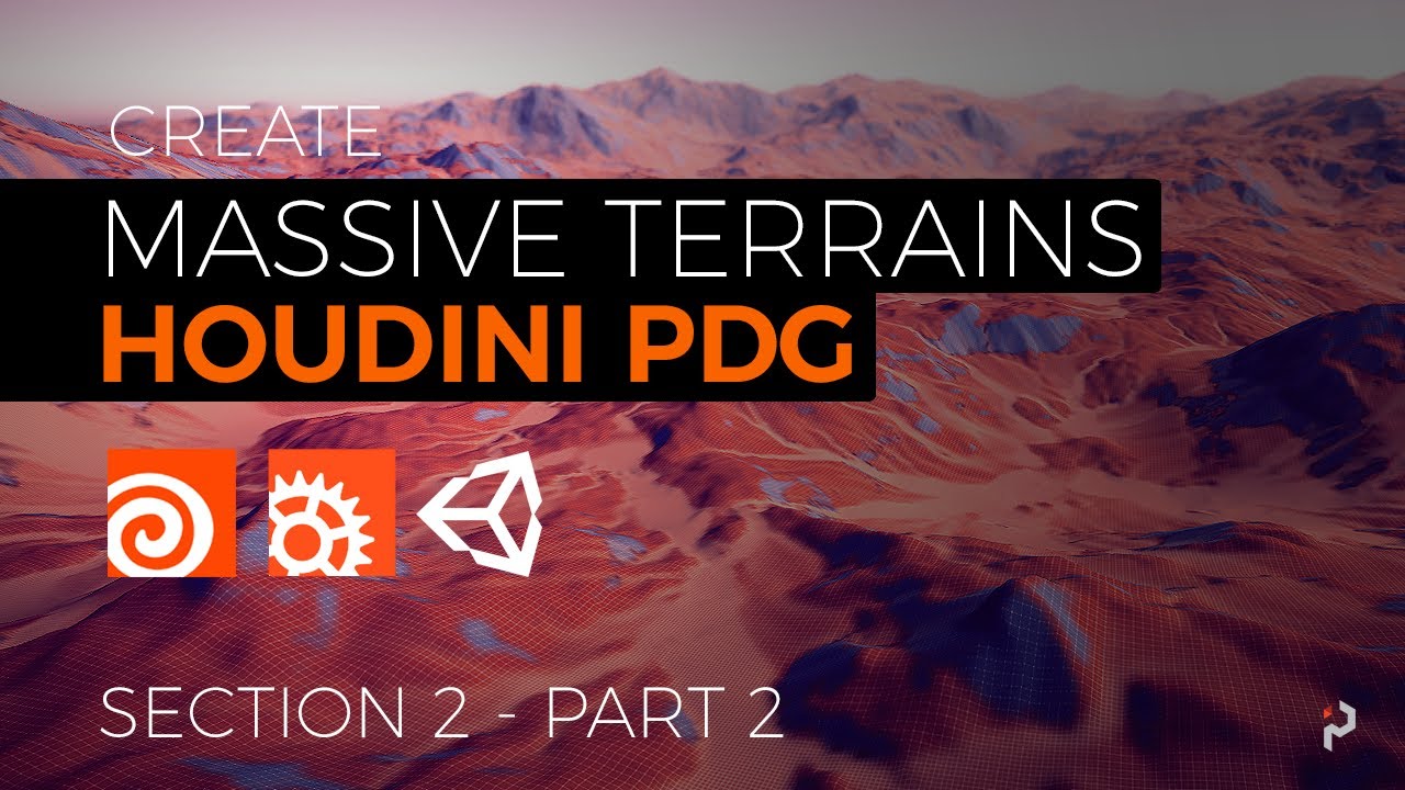 Create Massive Terrains with Houdini PDG and Unity 2019.3 - Section 2 - Erosion HDA - YouTube