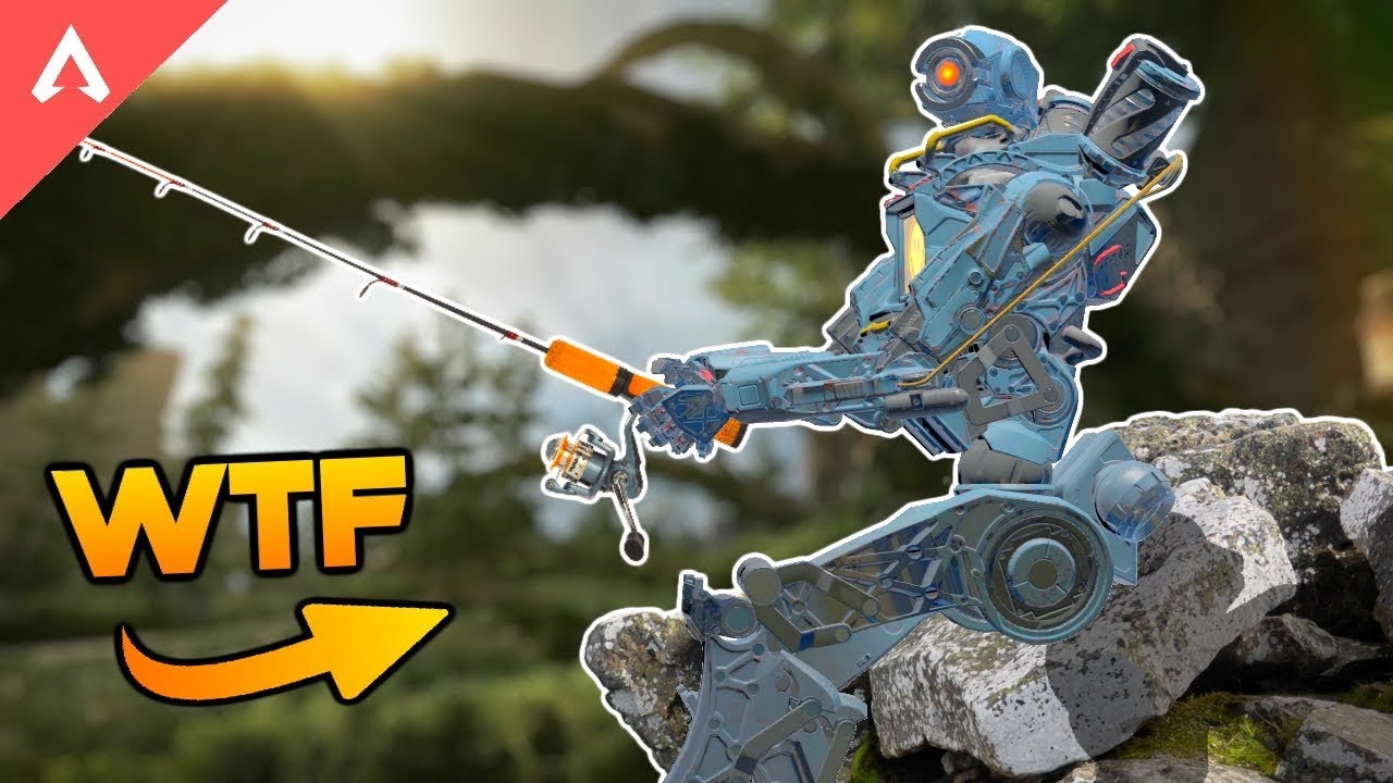INSANE PATHFINDER *FISHING* PLAY - Apex Legends Funny Fails & WTF ...