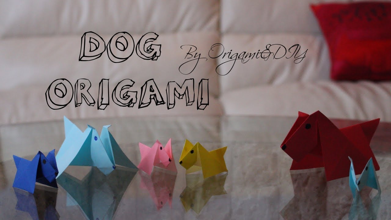 Origami Easy Dog (Easy and Fast) | Tutorial for beginners! - YouTube