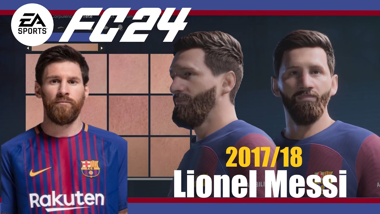 EA FC 24 - Create Lionel Messi 2017 Career Mode (Face Creation) - YouTube
