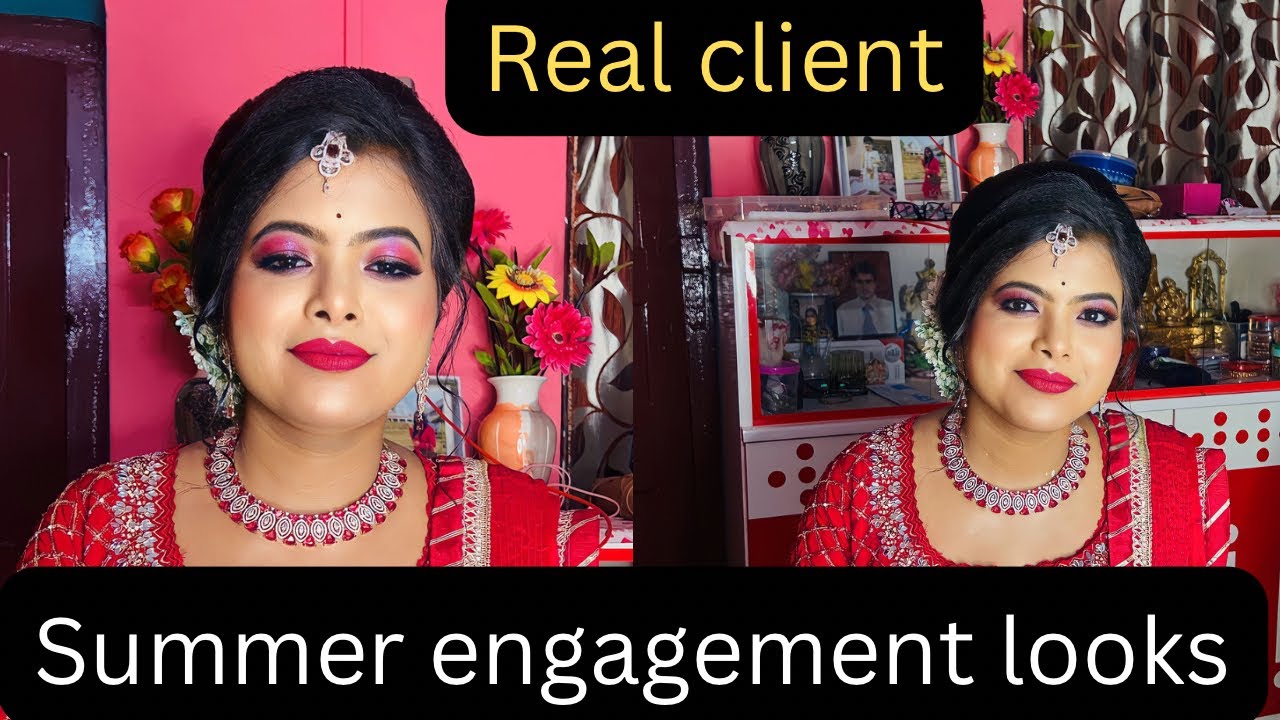 New engagement looks|summer makeup tutorials|#engagement looks - YouTube