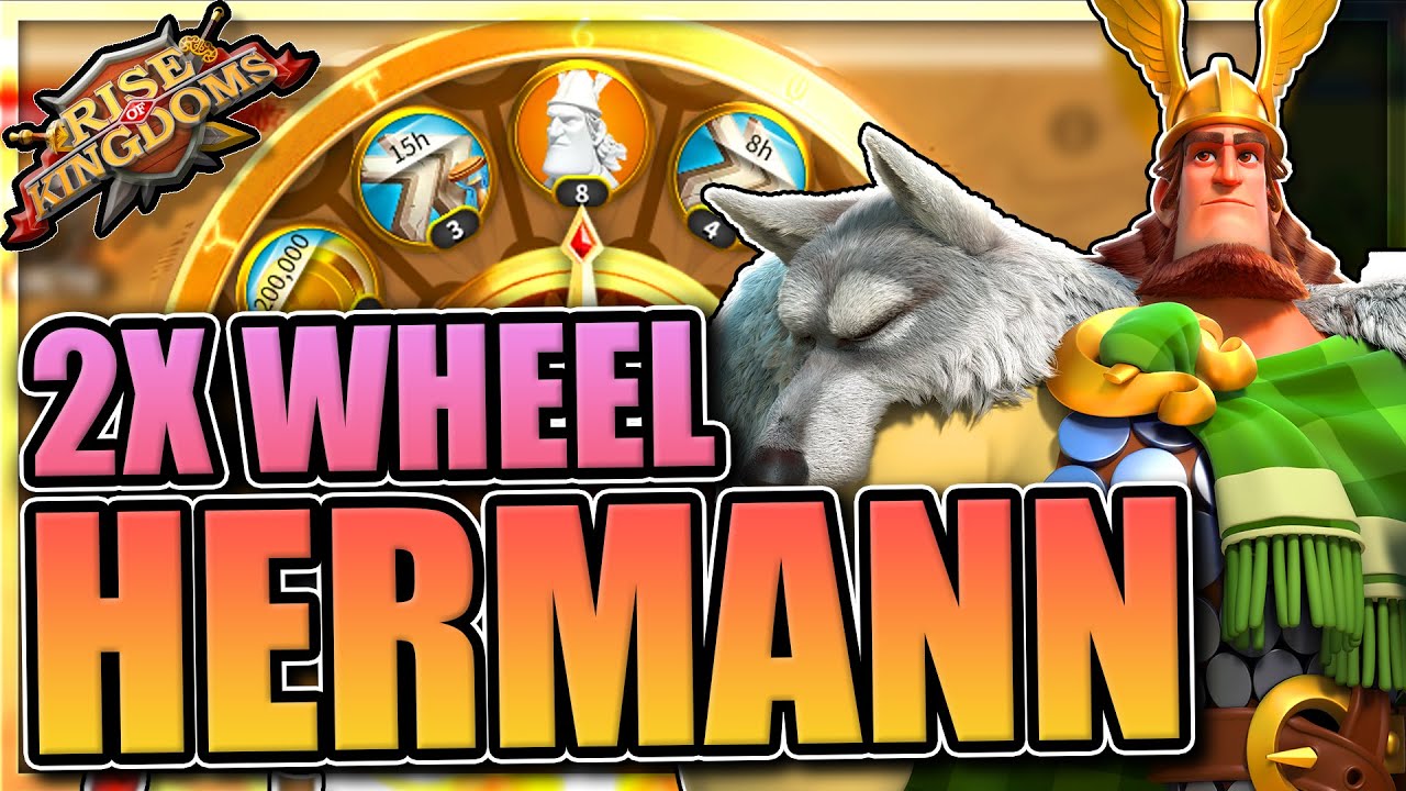 Hermann Prime [2x Wheel of Fortune] Rise of Kingdoms - YouTube