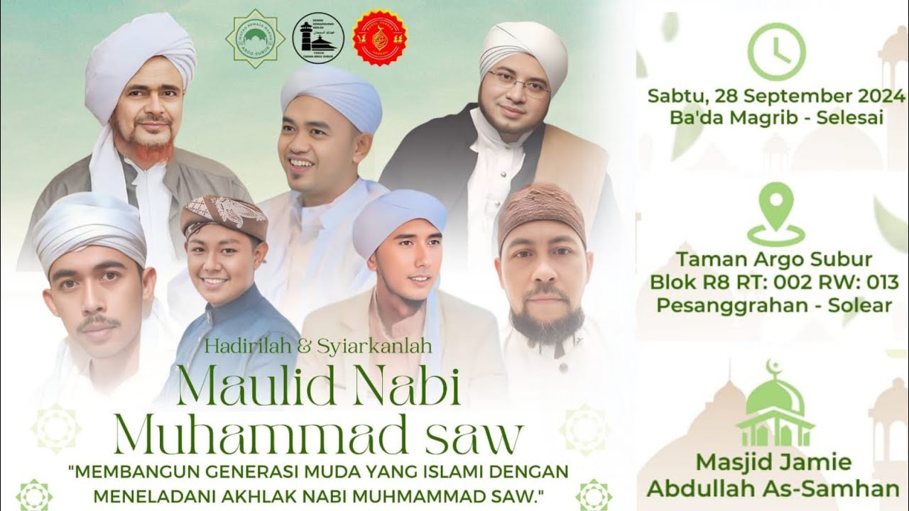 🔴LIVE MAULID NABI MUHAMMAD SAW || KH Muhammad Yahya Al-makky - YouTube