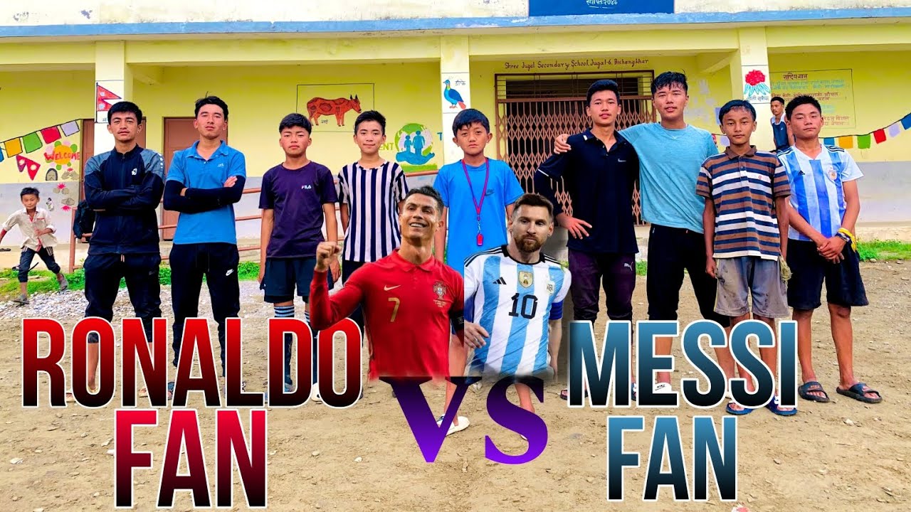 RONALDO FAN VS MESSI FAN ⚽️ CRAZY MATCH \ MATCH 2 😱 - YouTube