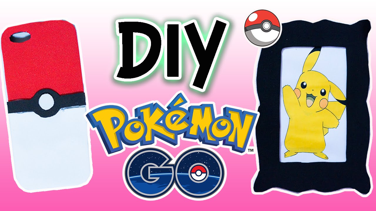 DIY POKEMON GO | CASE E QUADRINHO FOFO | Juuh Benício ft. Prih Gomes ...