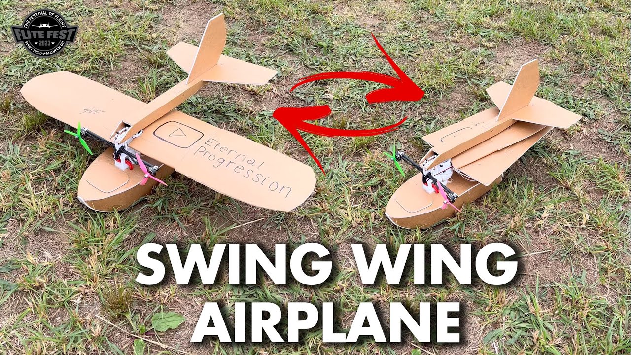 Swing Wing Airplane - FF 2023 Mini Storie - YouTube