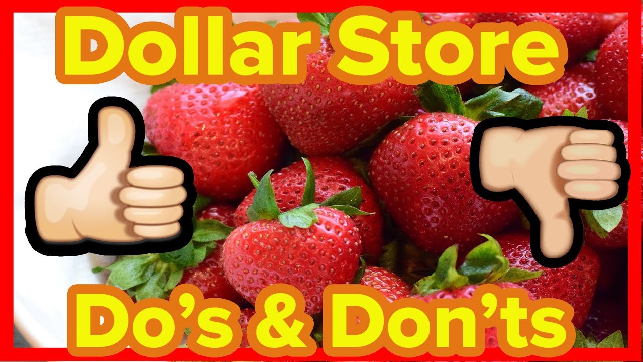Dollar Store Dos & Don'ts: 4 Ways to Save Money at 99 Cent Stores - YouTube