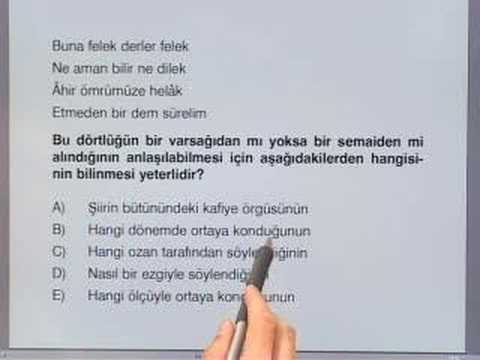 ÖSS Edebiyat & Sosyal Bilimler Soru: 7