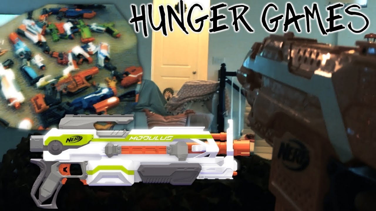 NERF HUNGER GAMES HOUSE WAR!! - YouTube